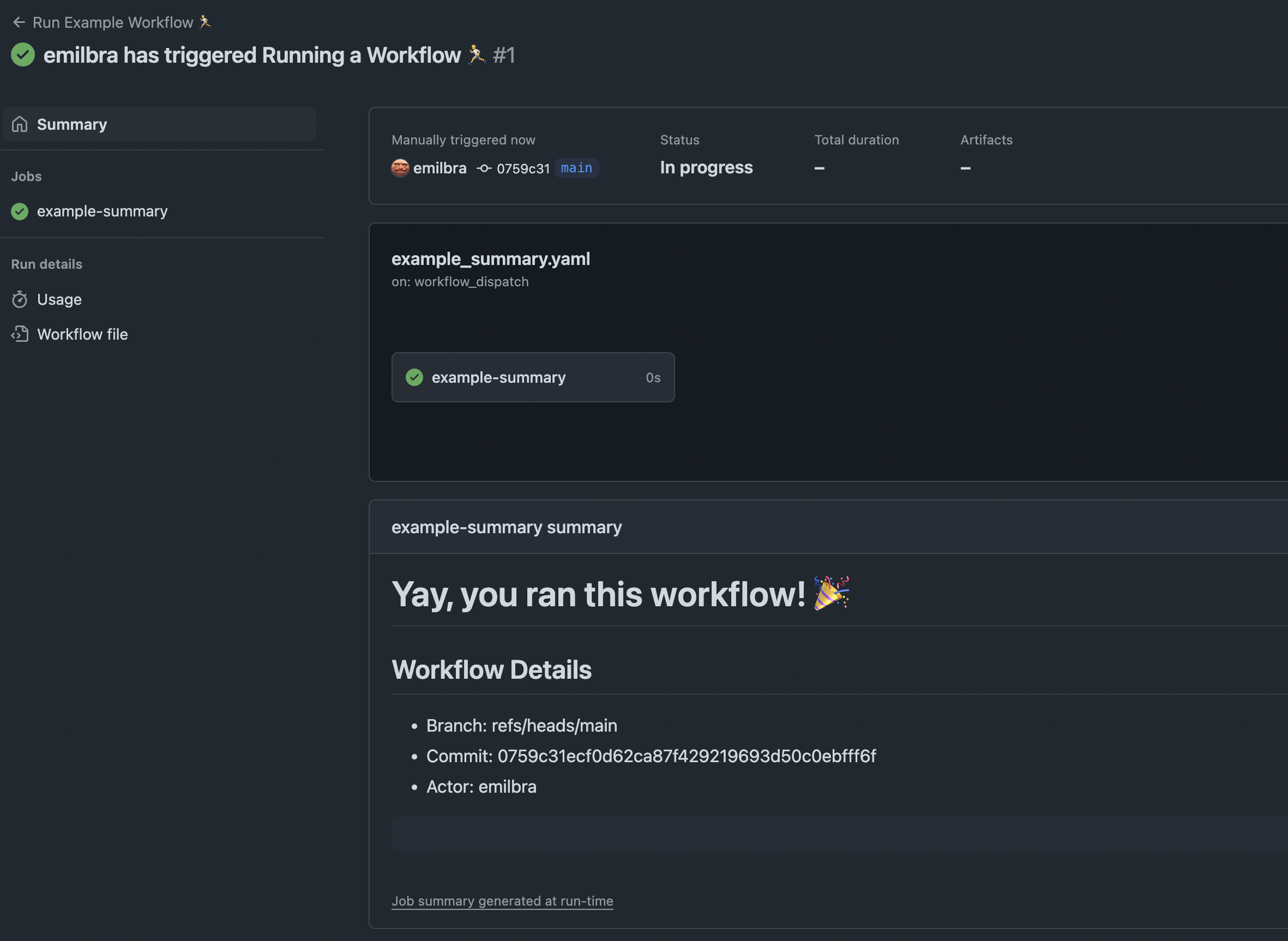 Add some flair to your Github Actions – Emil Brasø